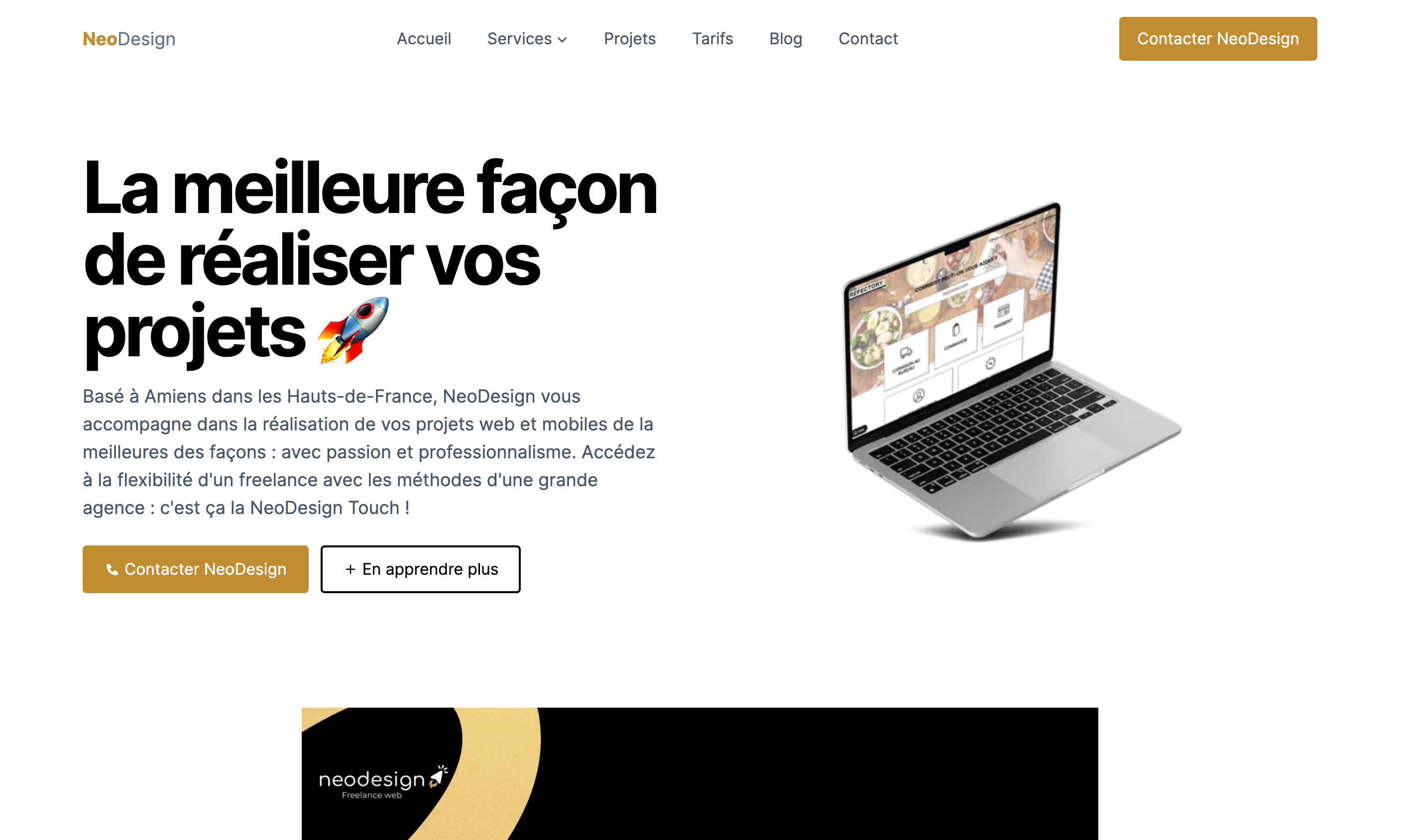 NeoDesign - Le développeur freelance qui vous offre la qualité d'une agence